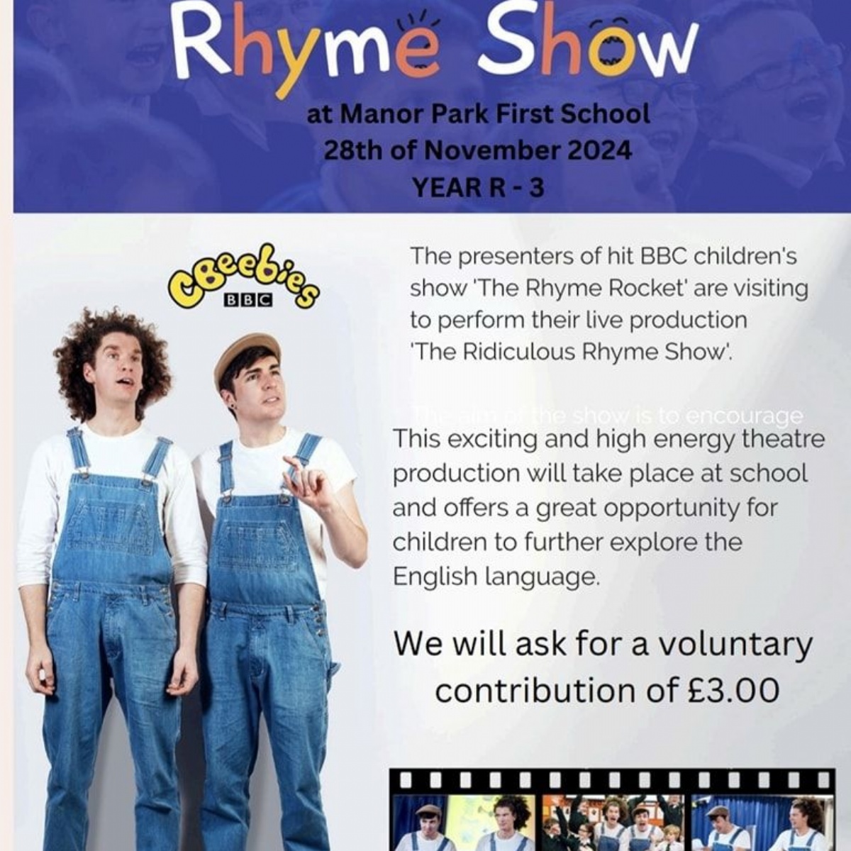 Exciting event incoming - Manor Park CE First School