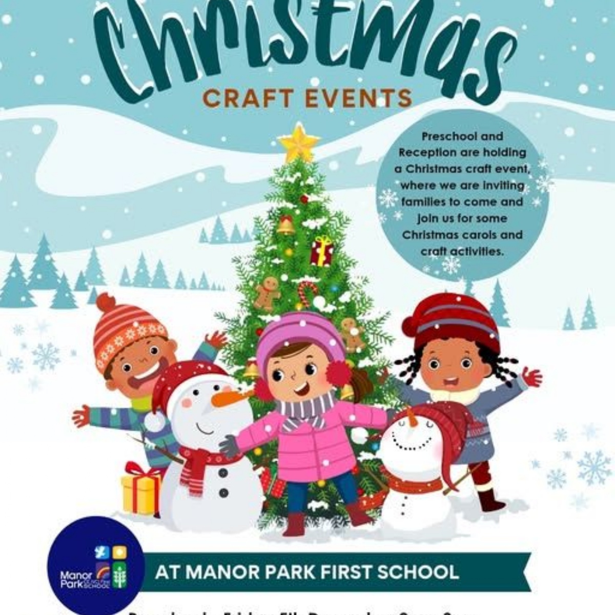 Preschool and Reception Christmas craft events - Manor Park CE First School
